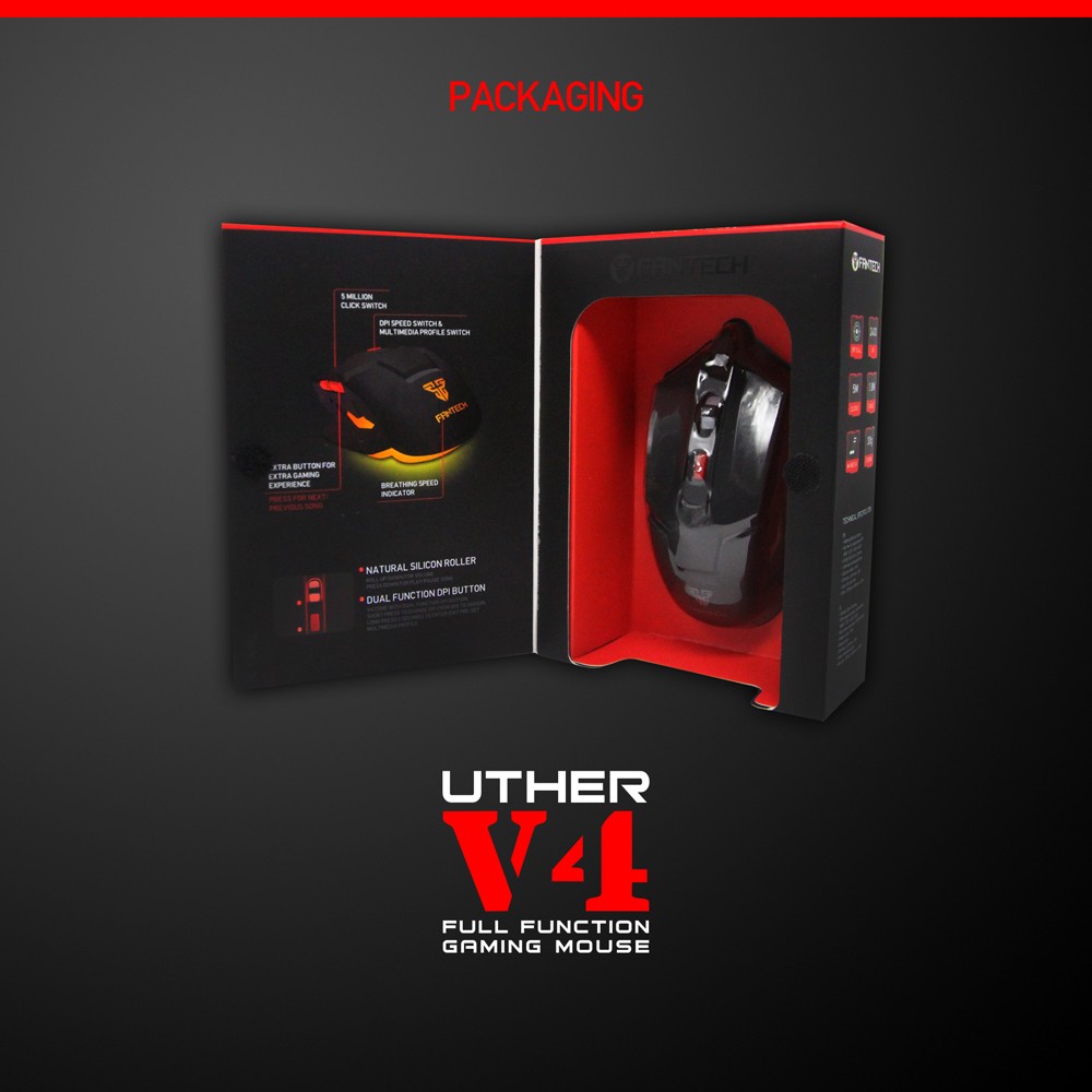Fantech Gaming Mouse V4 -Latest 6D Full Function LED - Achat jeux video ...