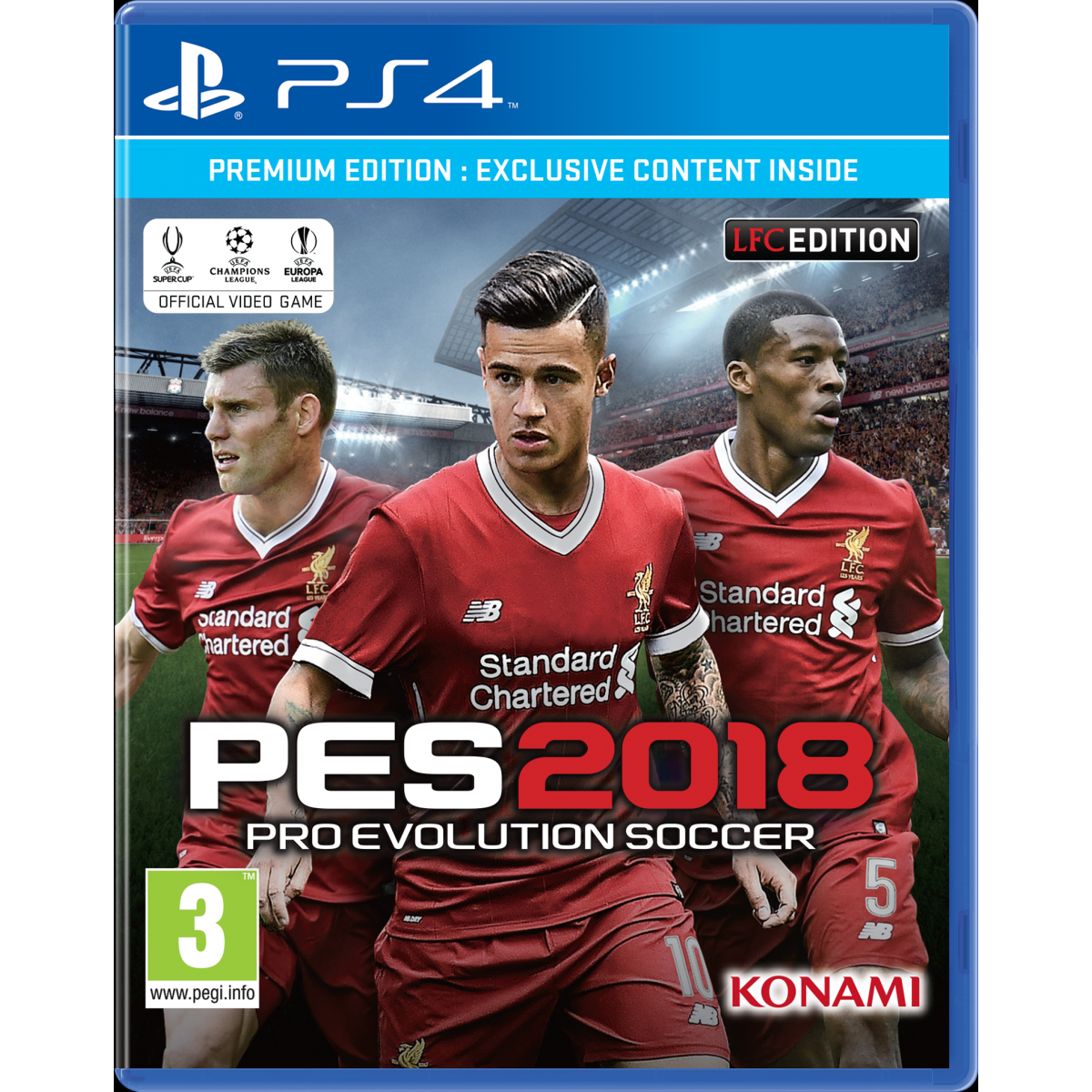 PES 2018 Premium Liverpool FC LFC Edition - Achat jeux video Maroc ...