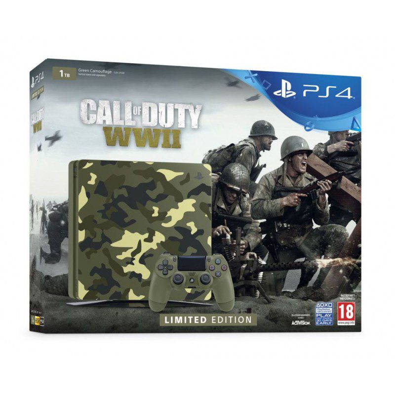 Pack Ps4 1 To Call of Duty WWII ( Camo Design édition limitée ) - Achat ...