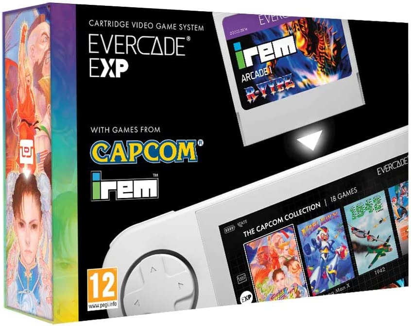 Console Retro Blaze Evercade EXP + 18 jeux Capcom intégrés + Cartouche ...