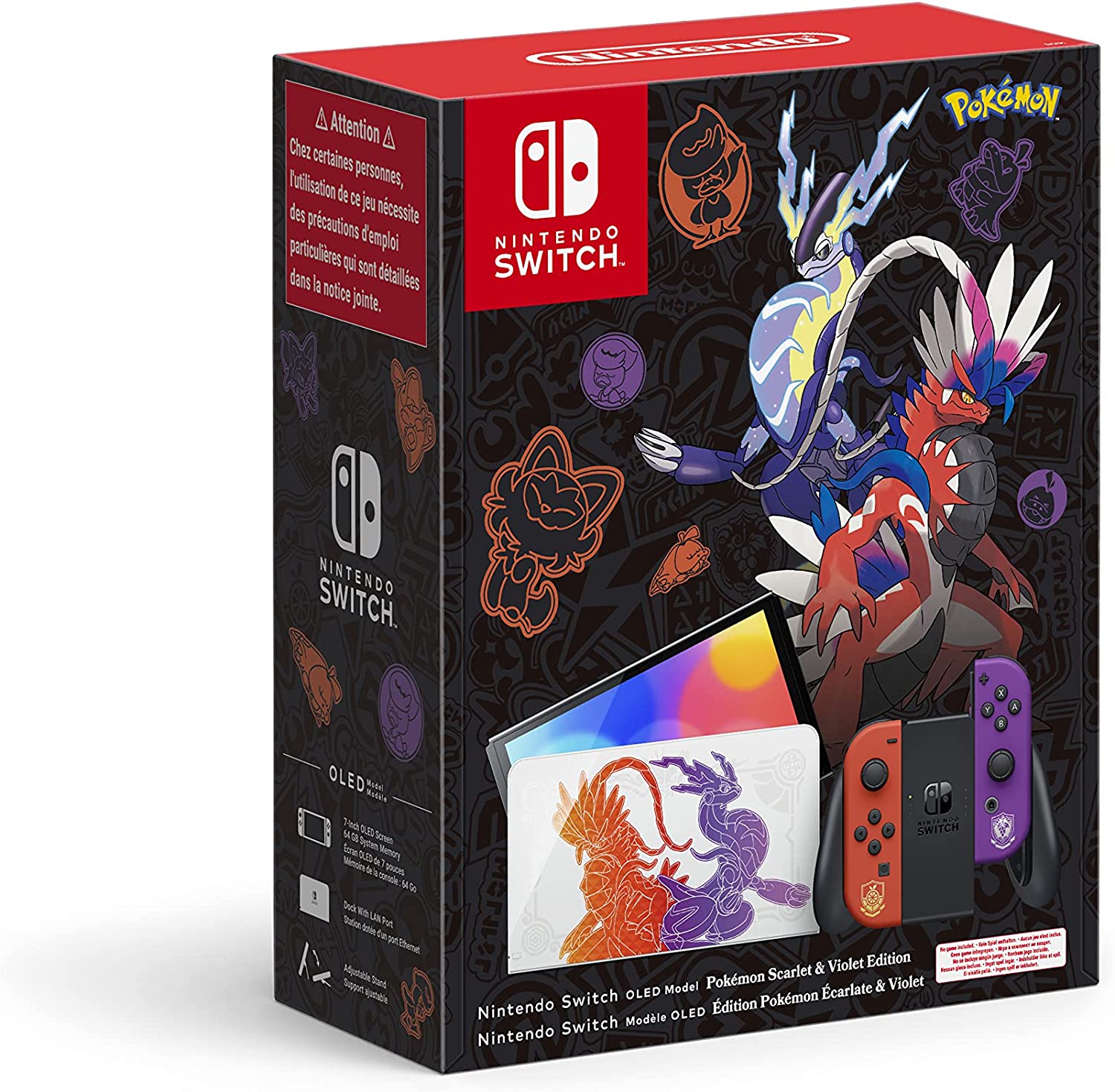 Console Nintendo Switch OLED Edition Pokémon - Achat jeux video Maroc ...