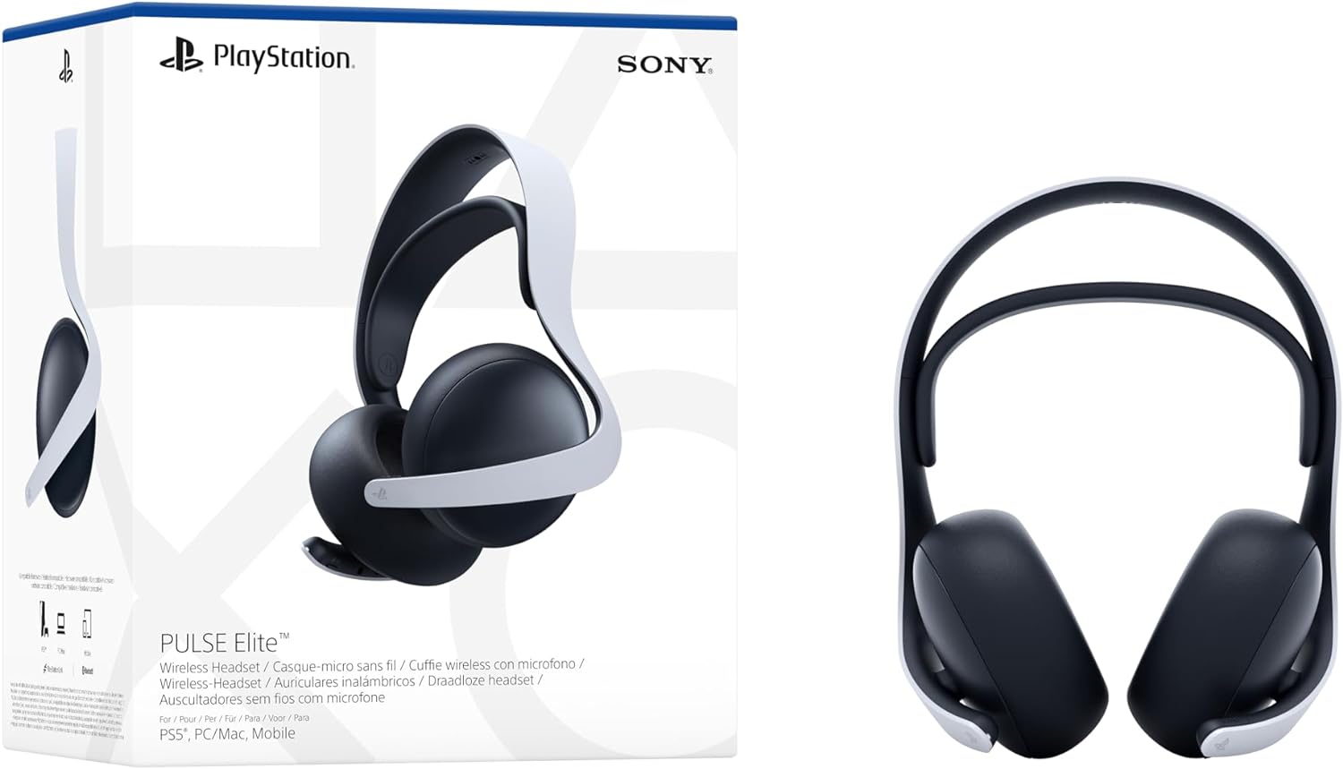 Casque PlayStation 5 sans fil - PULSE Elite - Achat jeux video Maroc ...