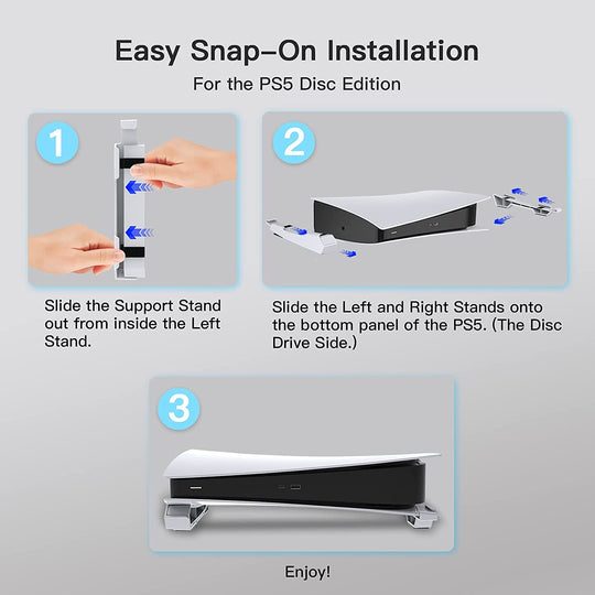 Support horizontal pour PS5 Standard et Digital - Achat jeux video ...